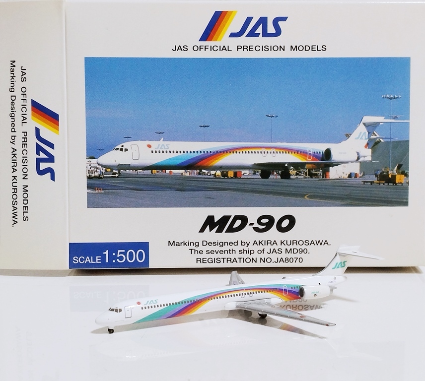 Yahoo!オークション - 1/500 日本エアシステム JAL MD90 「黒澤明監督...