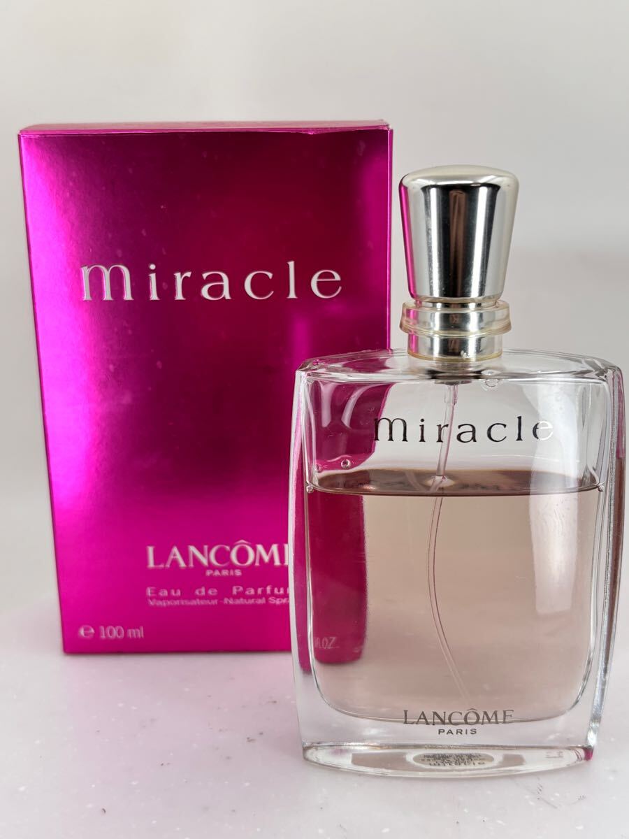 Yahoo!オークション - LANCME ランコム miracle ミラク 100ml EDP 残7...