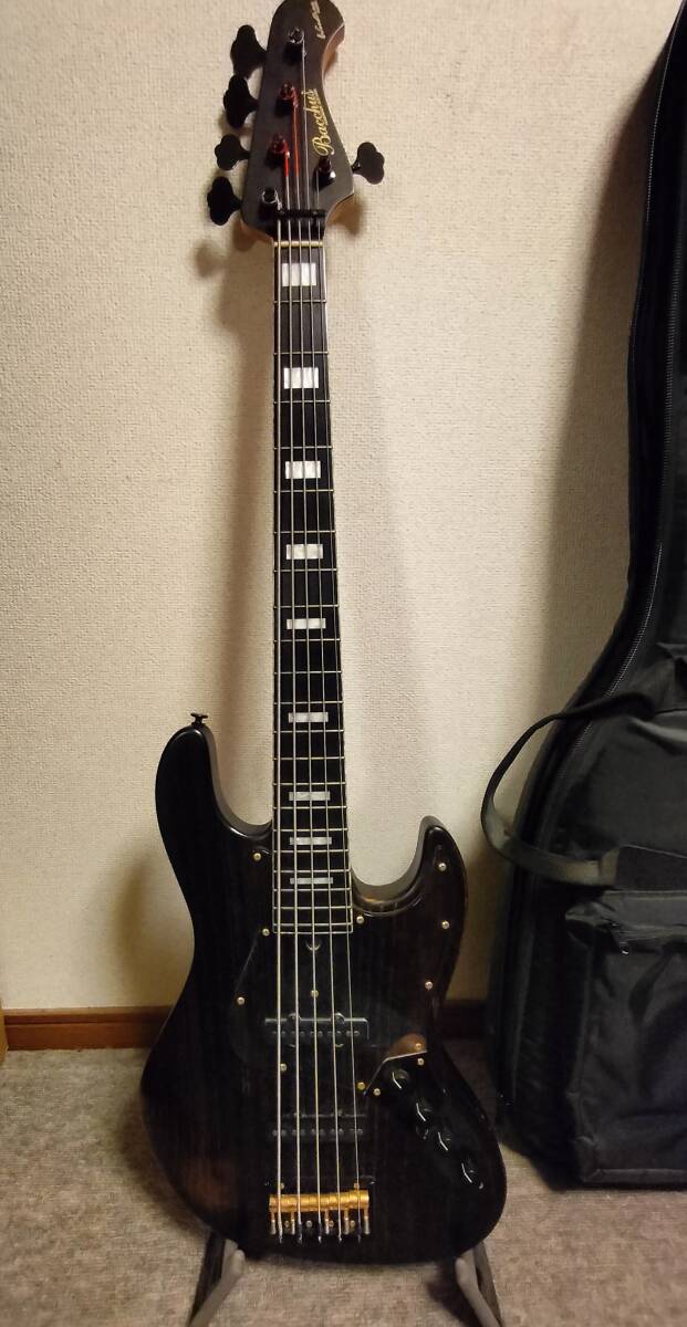 Yahoo!オークション - Bacchus WOODLINE DX5 AC-BGP 5弦 アッシュボデ...