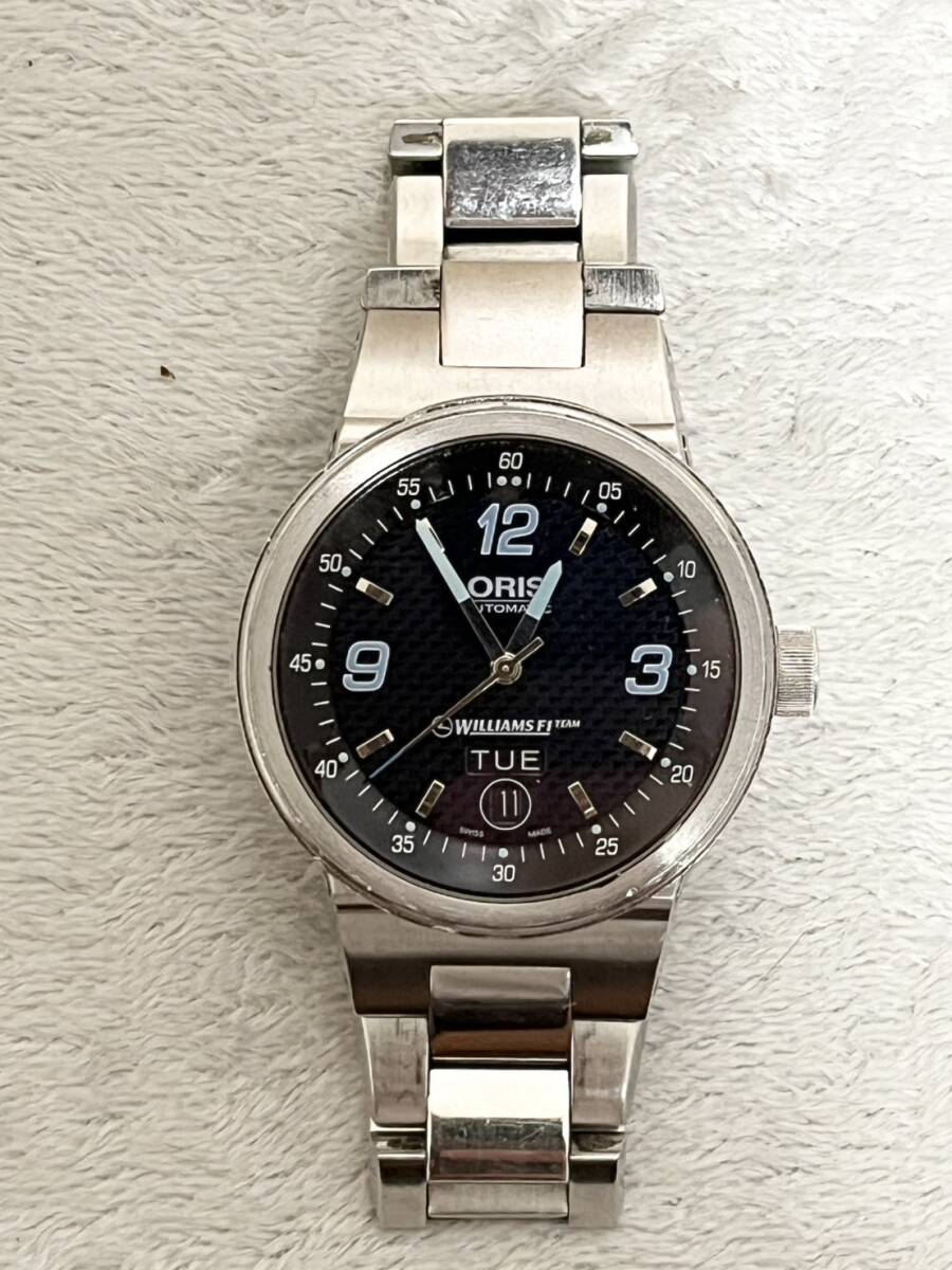 used品 ORIS オリス 7560 ウィリアムズF1 スケルトンエンジン AT デイデイト 文字盤 SS 腕時計 メンズ(オリス)｜売買されたオークション情報、yahooの商品情報を ...
