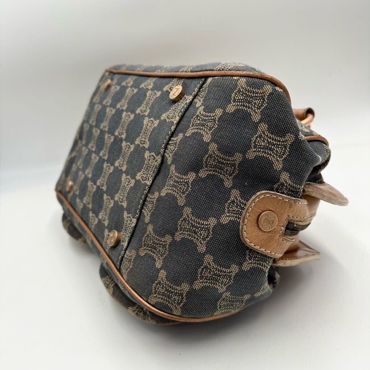 1円〜 希少 セリーヌ CELINE パリマカダム デニム ハンドバッグ 1円〜 希少 セリーヌ CELINE パリマカダム デニム ハンドバッグ