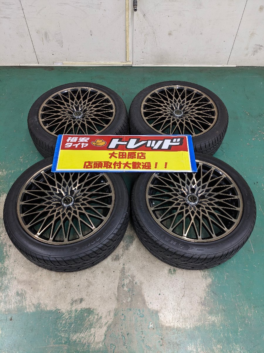 Yahoo!オークション - 大田原店 中古ホイールタイヤSET4本 ロクサーニ...