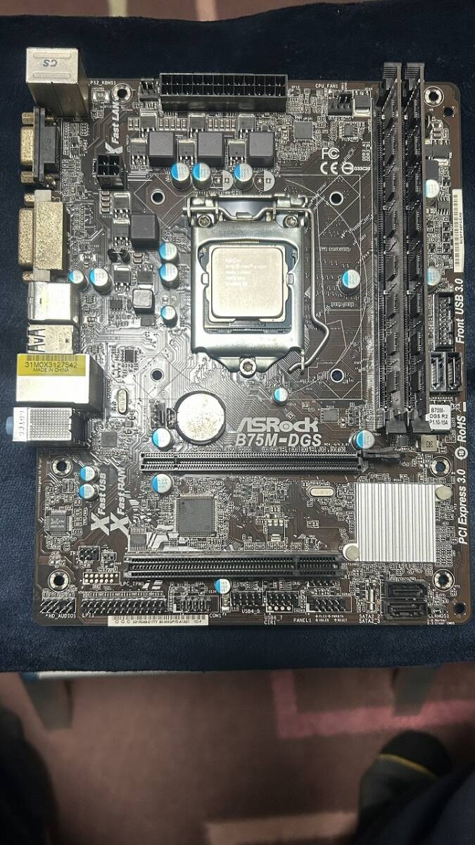 Yahoo!オークション - ASRock B75M-DGS R2.0 core-i3 メモリ8GB クー...