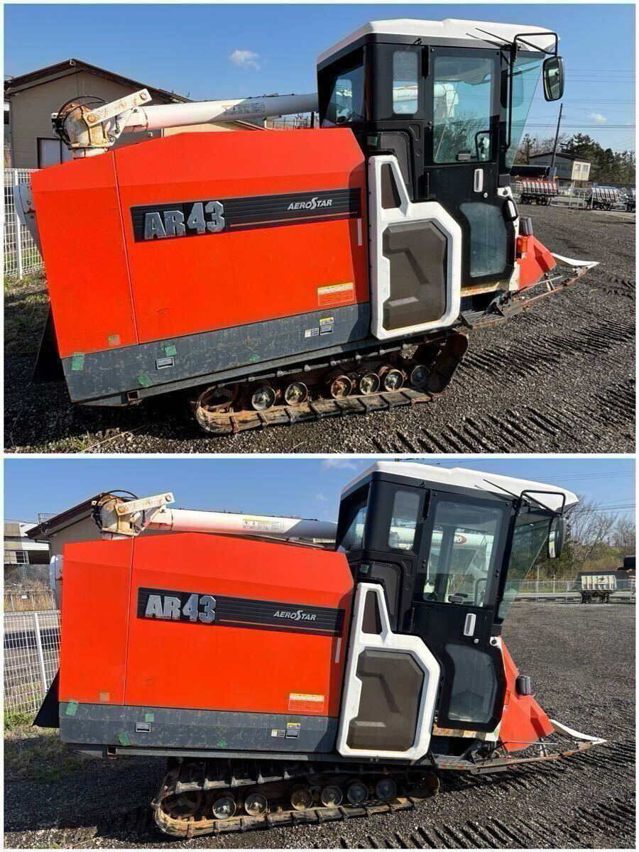 Yahoo!オークション - NO.2-2007(新潟) クボタ AR43コンバイン 4条刈り...