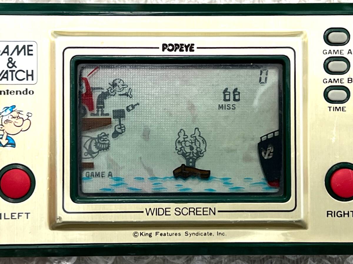 一部難あり・動作確認済〉LSI 任天堂 ゲームウォッチ POPEYE 一部難あり・動作確認済〉LSI 任天堂 ゲームウォッチ POPEYE