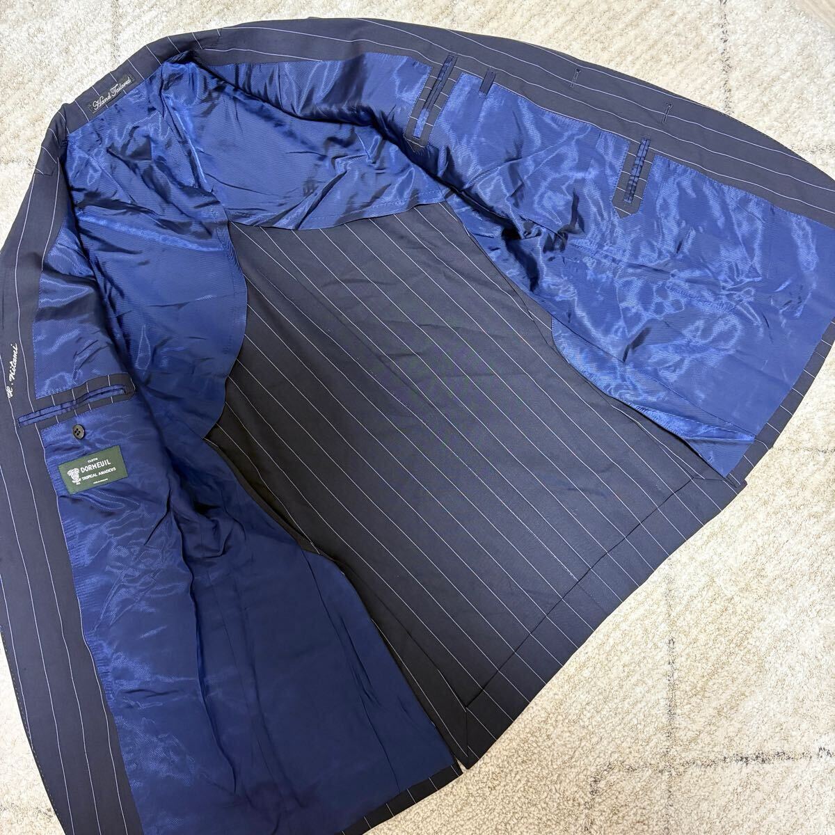 Yahoo!オークション - 【高級生地】英国製 DORMEUIL TROPICAL AMADEUS ...