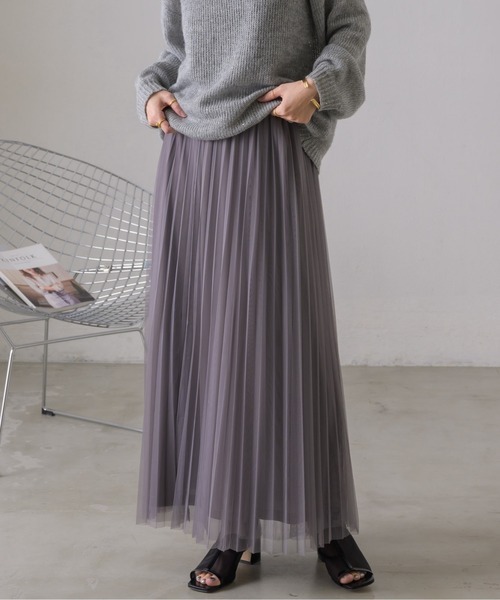 Yahoo!オークション - 「NEUNA」 プリーツスカート SMALL グレー レデ...