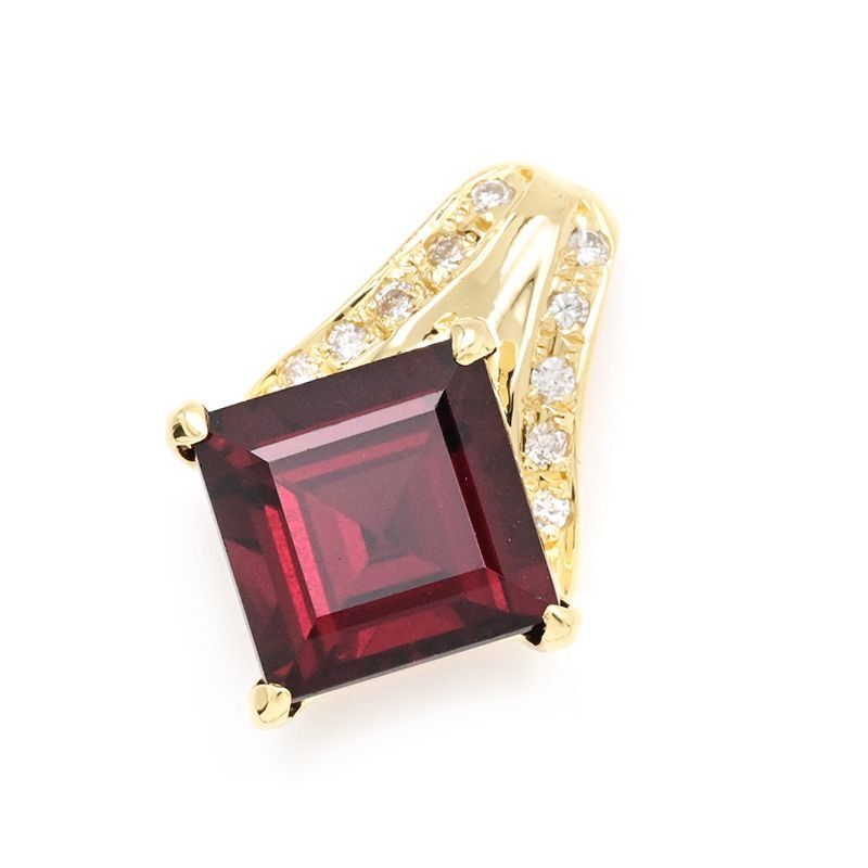 Yahoo!オークション - ジュエリーマキ 4.08ctロードライトガーネットト...