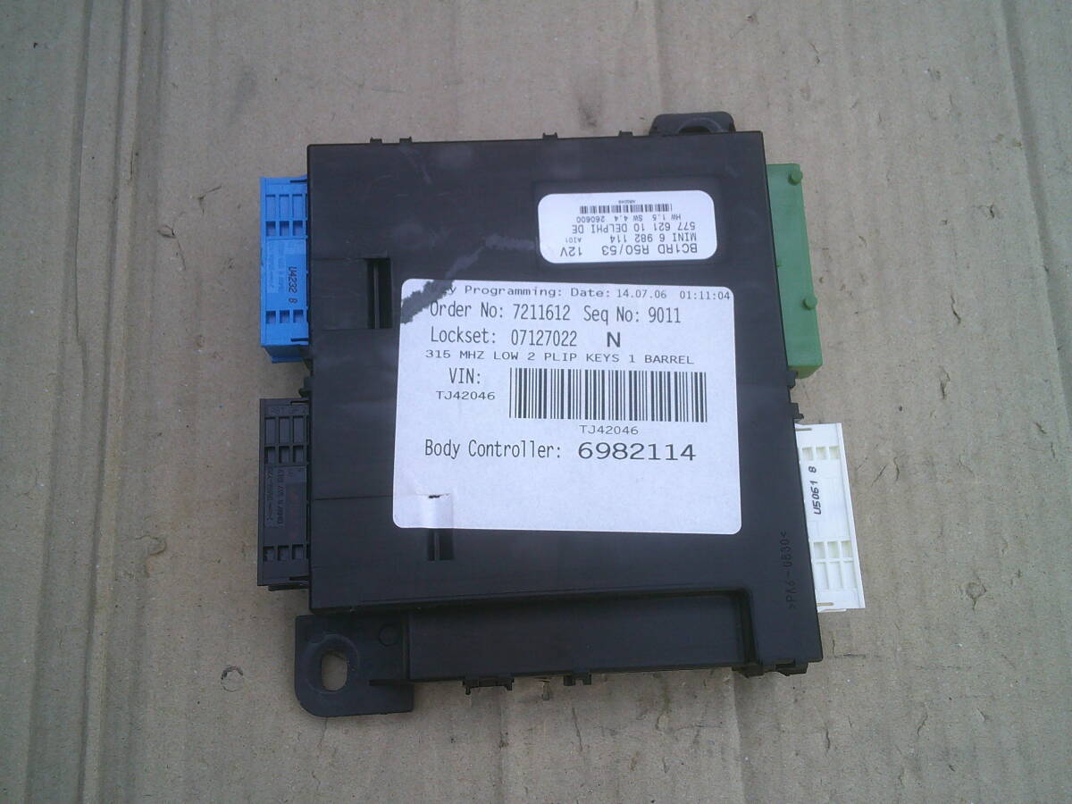 Yahoo!オークション - RE16 ミニ R53 後期 BCM ボディーコントロール...