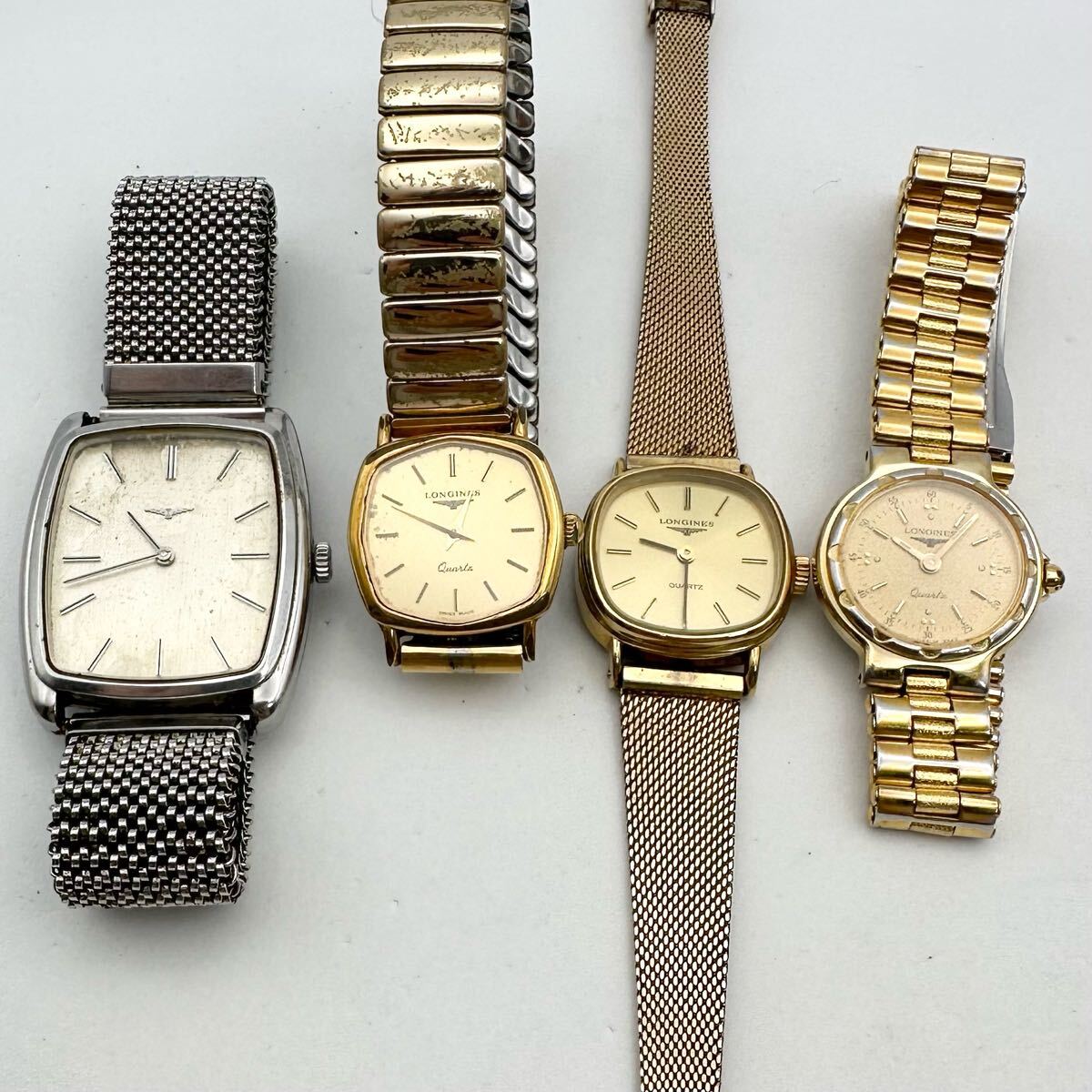 Yahoo!オークション - w574 ロンジン LONGINES レディース メンズ 腕時...