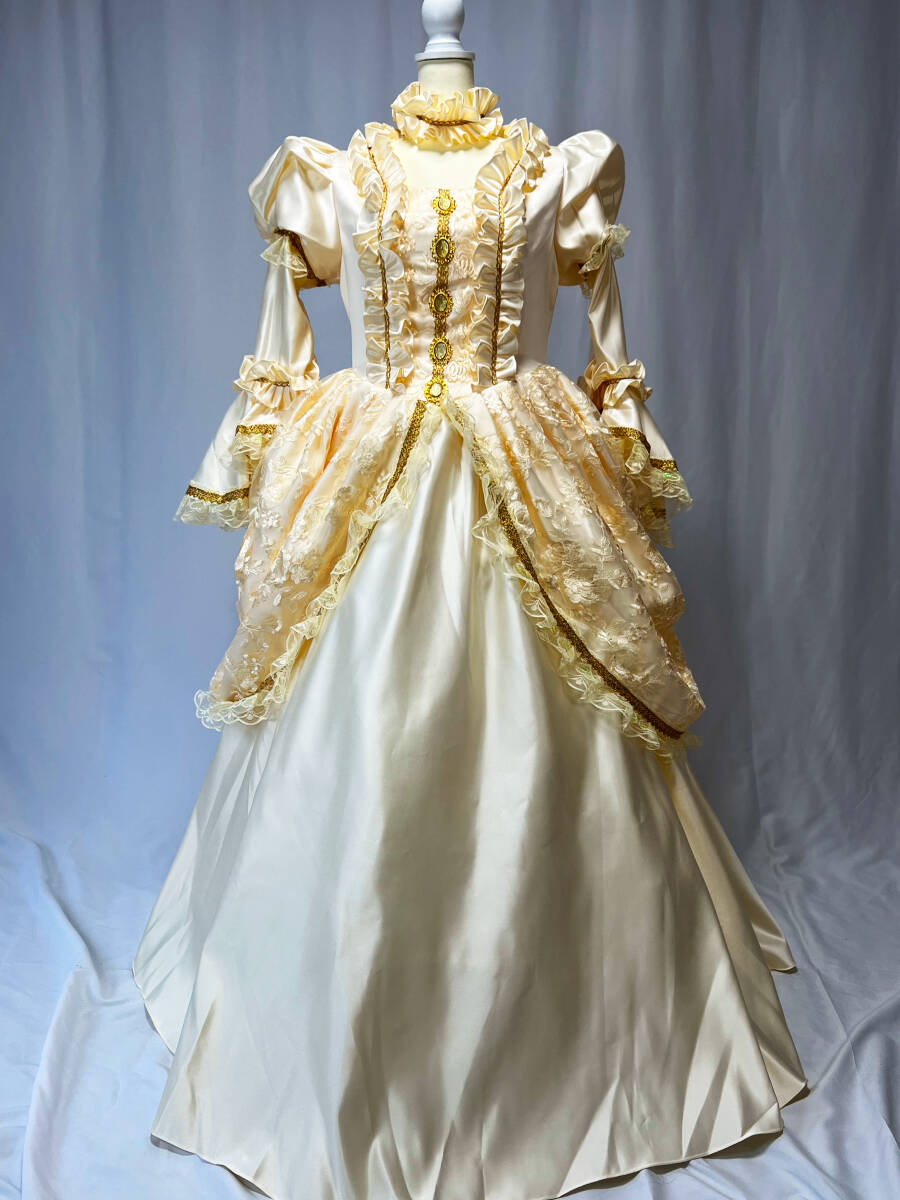 Yahoo!オークション - [d68] ウェディングドレス 19号～21号 カラード...