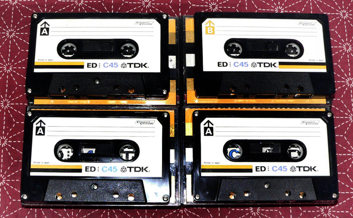 Yahoo!オークション - 中古カセット テープ / TDK ED C45分 - 8本