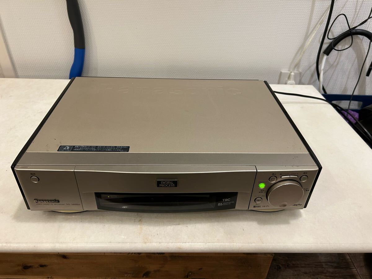 Yahoo!オークション - Panasonic S-VHS デッキカセットレコーダー NV-S...