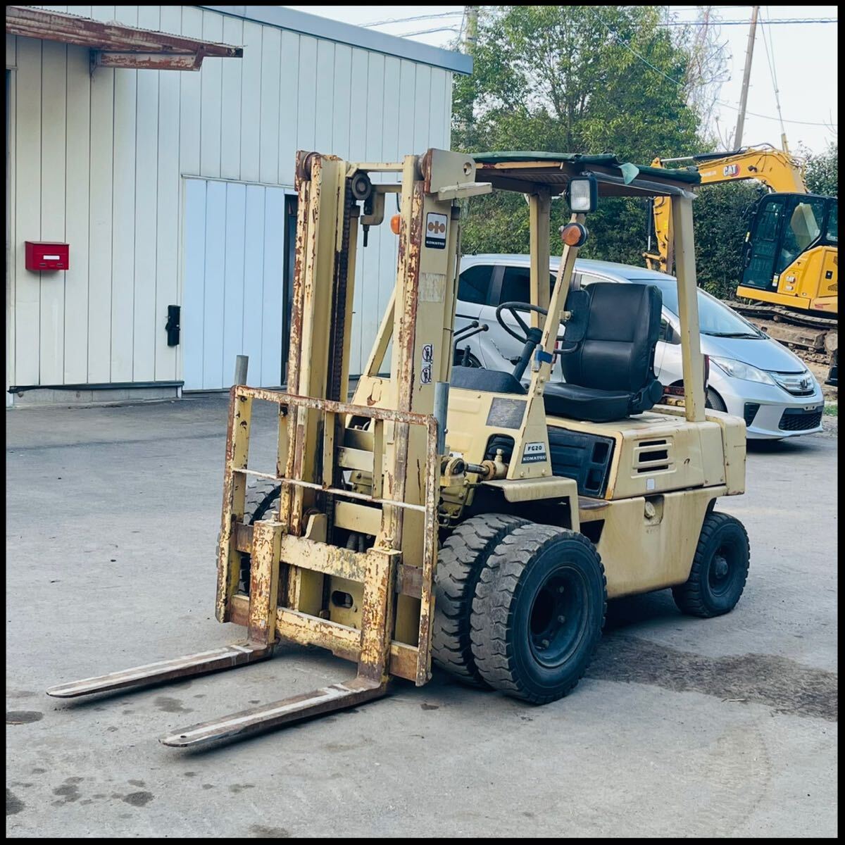 Yahoo!オークション - KOMATSU コマツ FG20-7 フォークリフト MT 2t ダ...