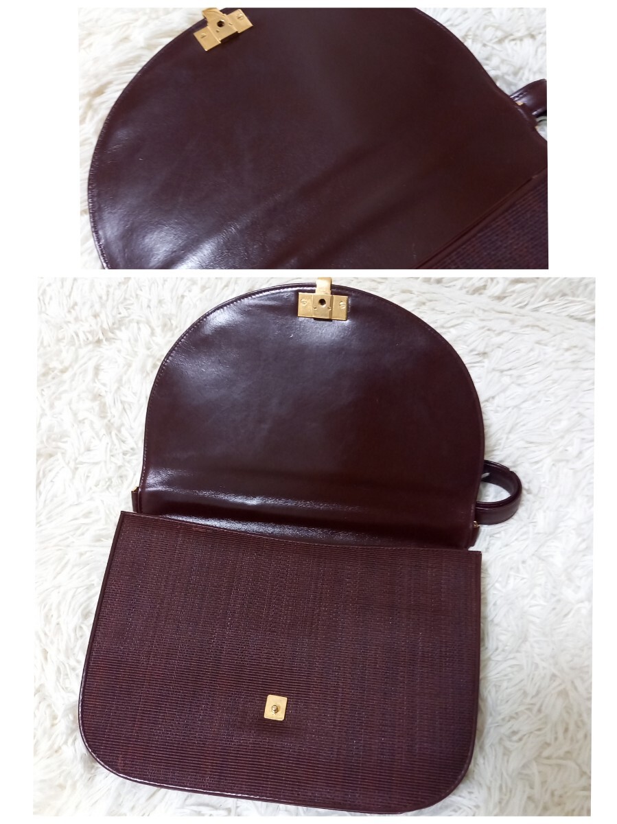 極上】 COMTESSE コンテス ホースヘア ハンドバッグ 肩掛け 極上】 COMTESSE コンテス ホースヘア ハンドバッグ 肩掛け