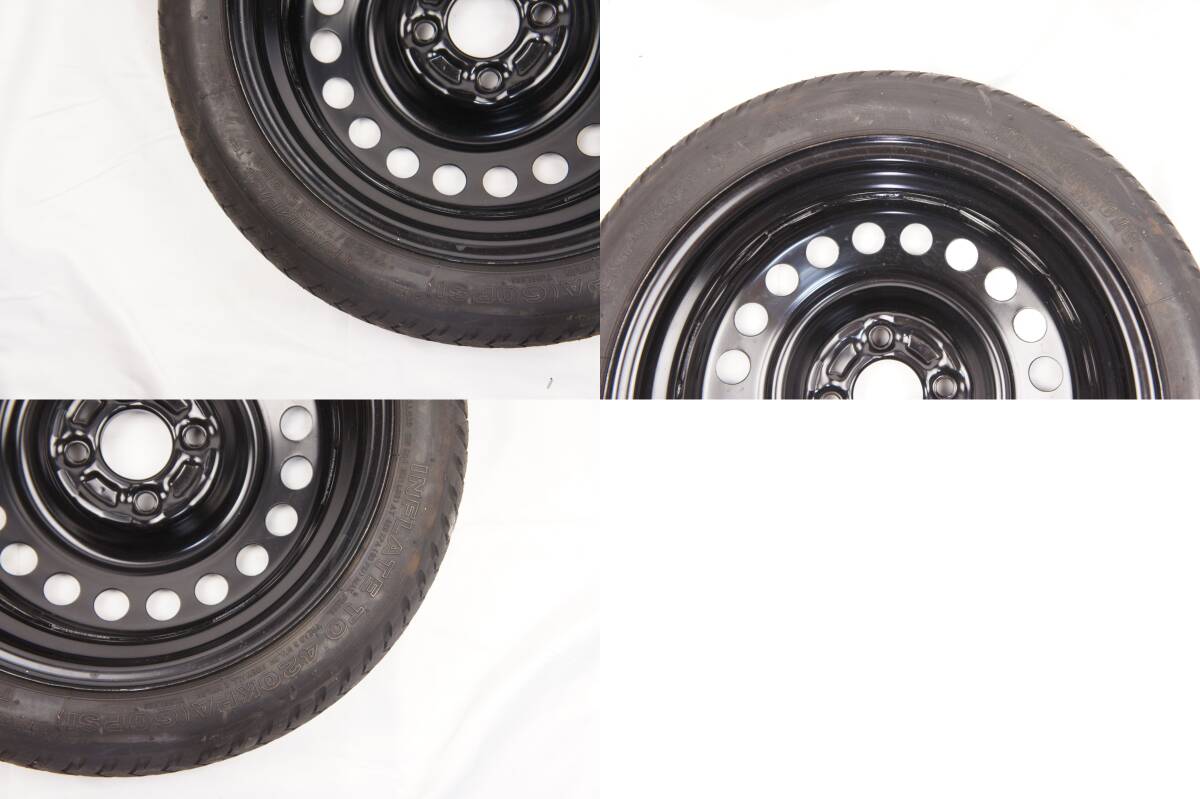 Yahoo!オークション - 未使用 スペアタイヤ Z12 キューブ外し T125/70D...