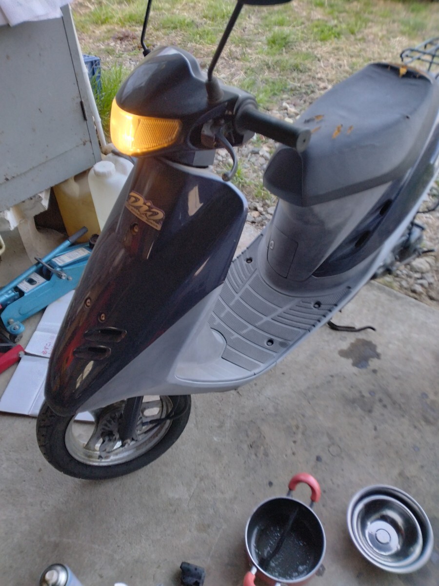 Yahoo!オークション - ホンダ スーパーDIO AF27 50cc 書類 鍵あり 実働...