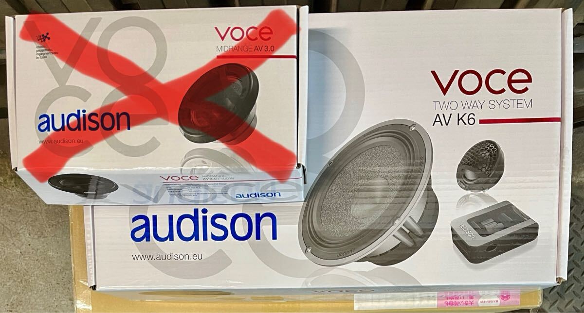 Yahoo!オークション - 美品 オーディソン audison voce AV K6 セパレー...