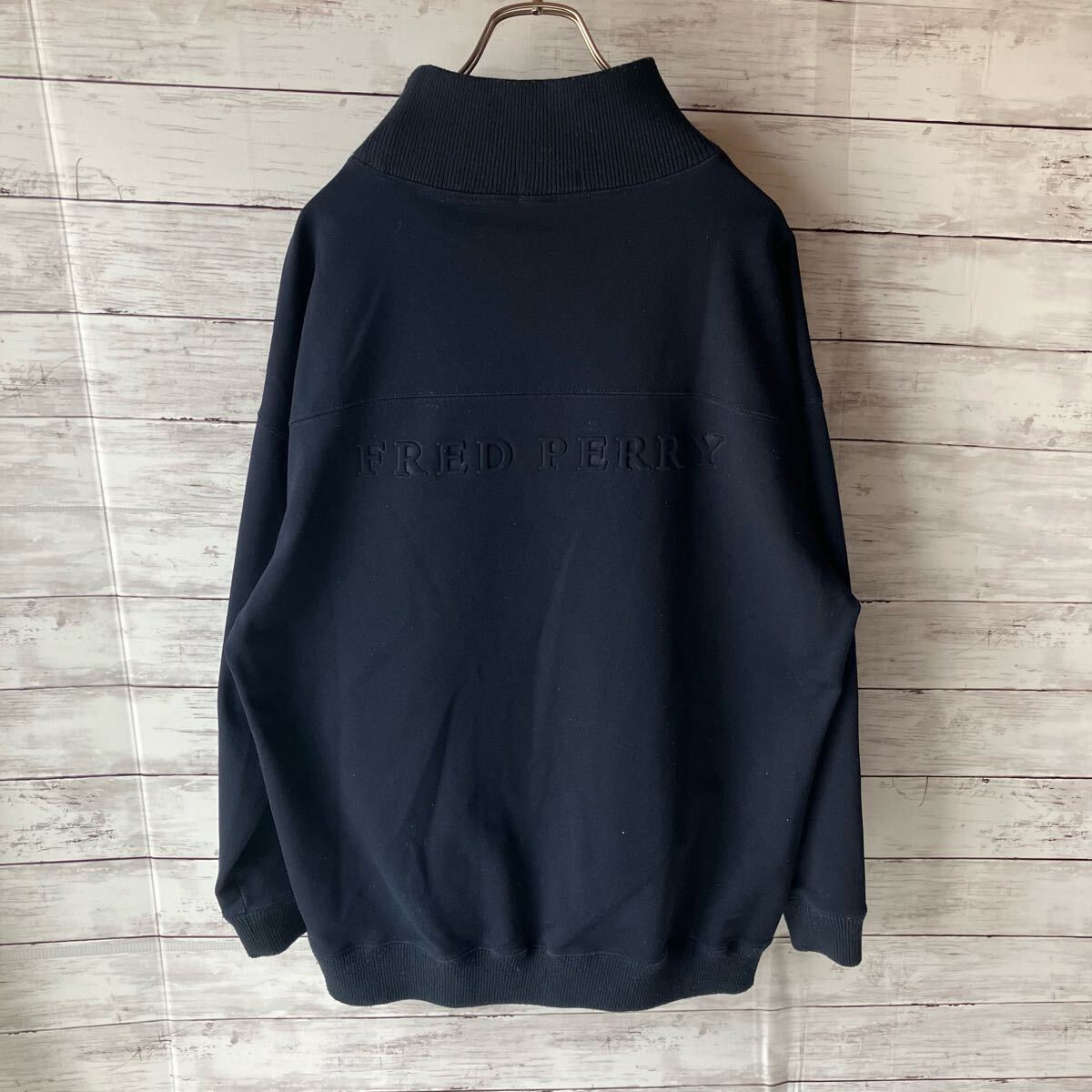 希少ハイネック】Fred Perry フレッドペリー スウェット 希少ハイネック】Fred Perry フレッドペリー スウェット
