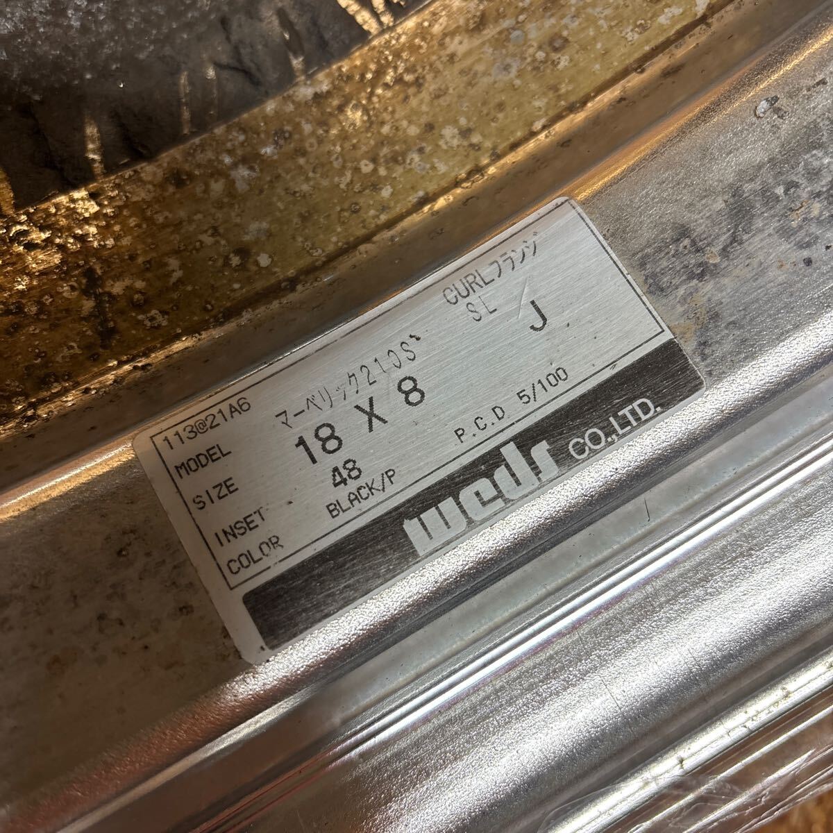 Yahoo!オークション - 希少 WEDS マーベリック210S 18×8J+48 100/5穴 ...