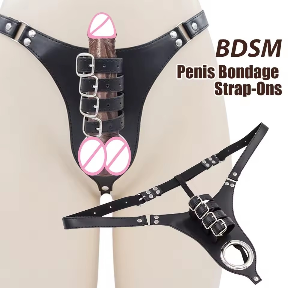 Yahoo!オークション - BDSM コック 緊縛 拘束 ボンデージ パンツ 調節...