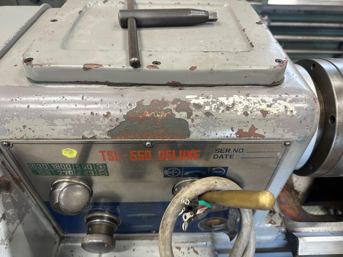 Yahoo!オークション - 汎用旋盤 滝澤 TSL-550 使用頻度少ないです