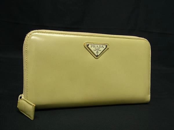 1円 □美品□ PRADA プラダ レザー ラウンドファスナー 長財布 1円 □美品□ PRADA プラダ レザー ラウンドファスナー 長財布