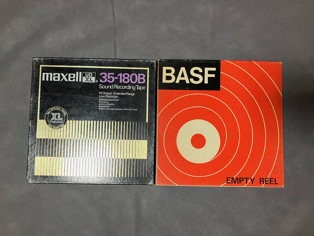 Yahoo!オークション - 現状品 Maxell BASF 10号 オープンリール メタル...