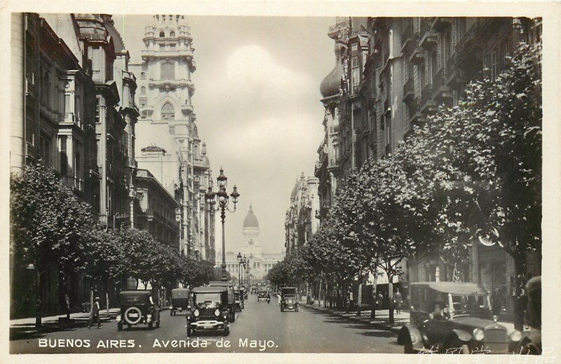 Yahoo!オークション - a-3635【絵葉書】 外国製 ブエノスアイレス マヨ...