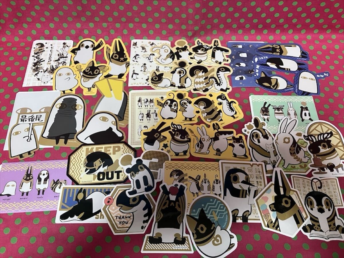 Yahoo!オークション - E48 とーとつにエジプト神 ダイカットステッカー...