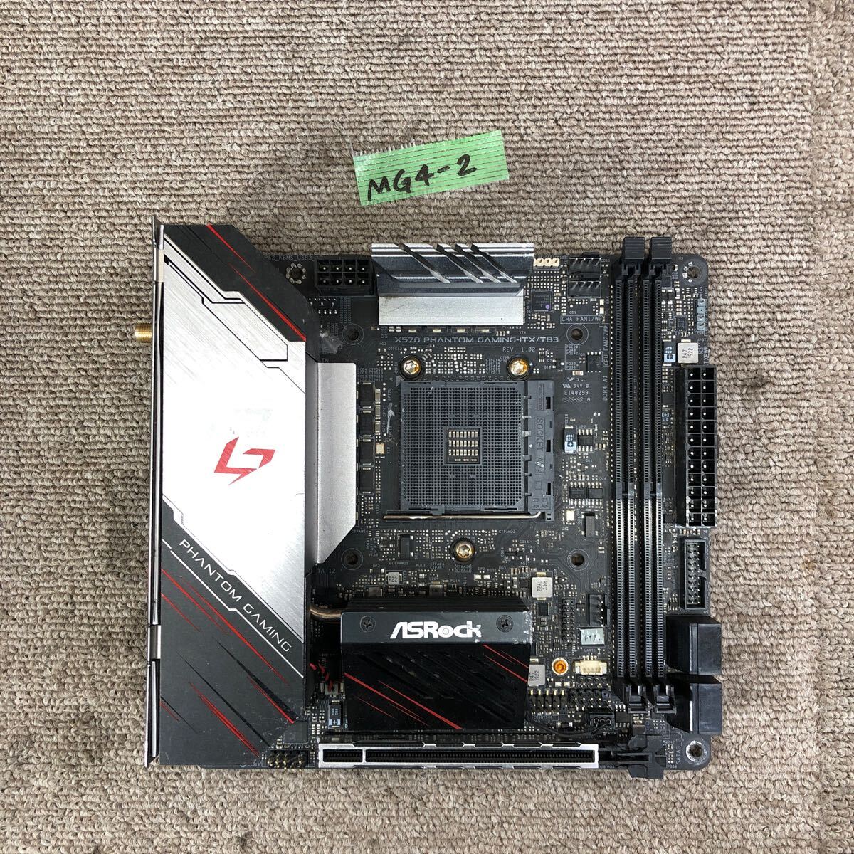 Yahoo!オークション - MG4-2 激安 マザーボード ASRock X570 PHANTOM G...