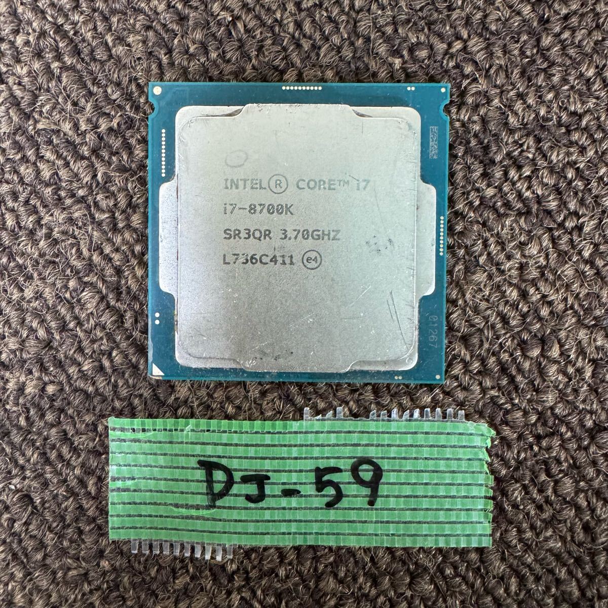 Yahoo!オークション - DJ-59 激安 CPU Intel Core i7 8700K 3.70GHz SR...
