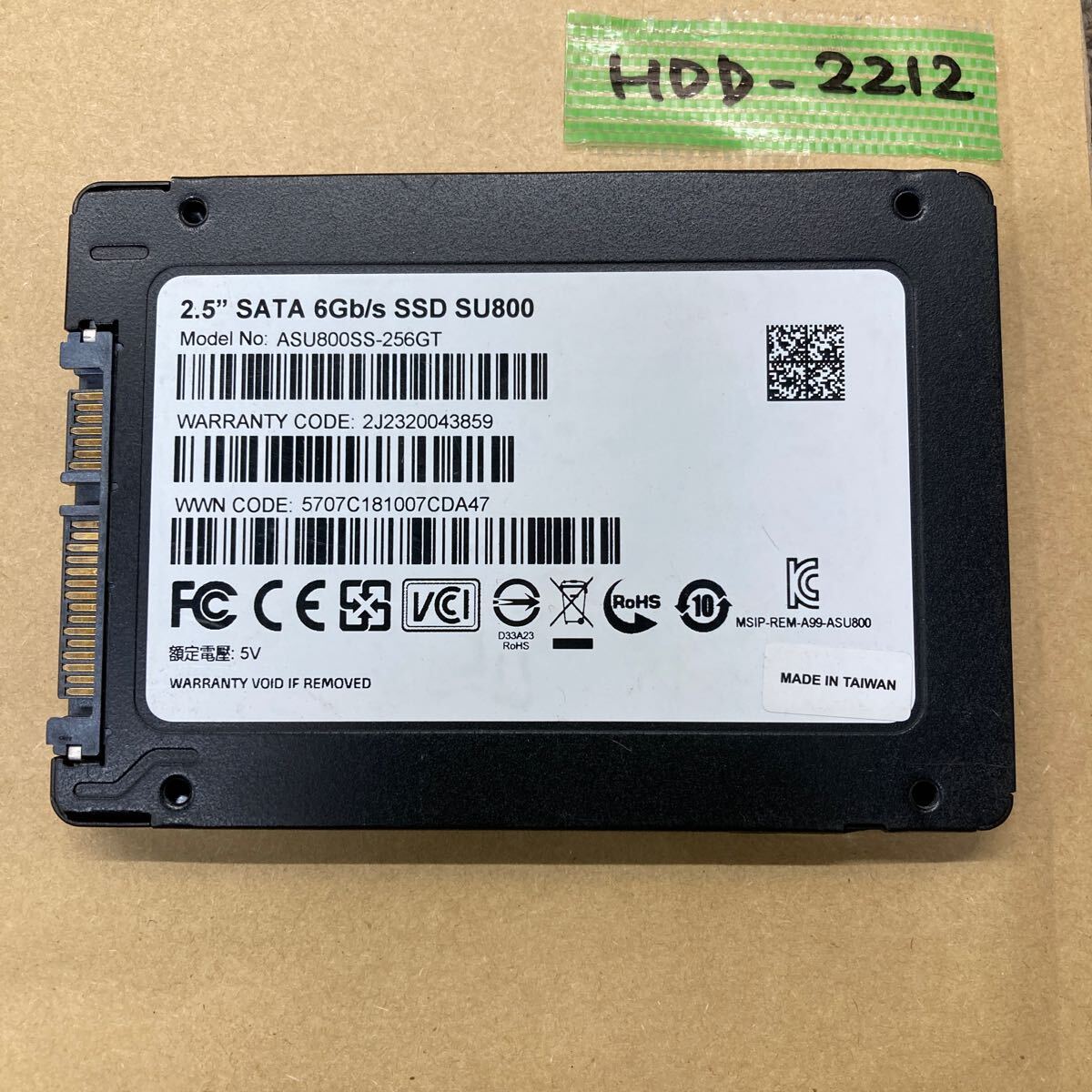 HDD-2212 激安 SSD256GB 2.5インチ SATA 636時間 内蔵SSD ADATA SU800 Crystaldiskinfoにて正常品(256GB～)｜売買された ...