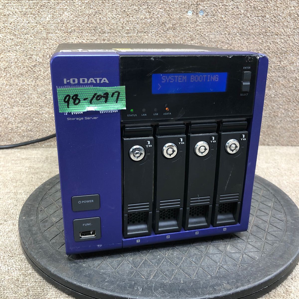 Yahoo!オークション - 98-1097 激安 PC パーツ HDDケース NAS IO DATA ...