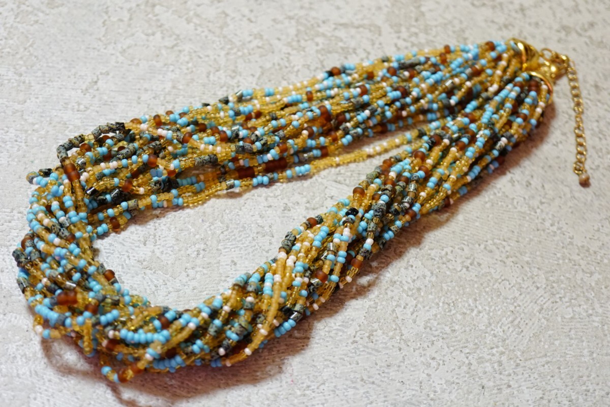 Yahoo!オークション - 47 KJL 海外製 ブランド ビーズ ネックレス ヴィ...