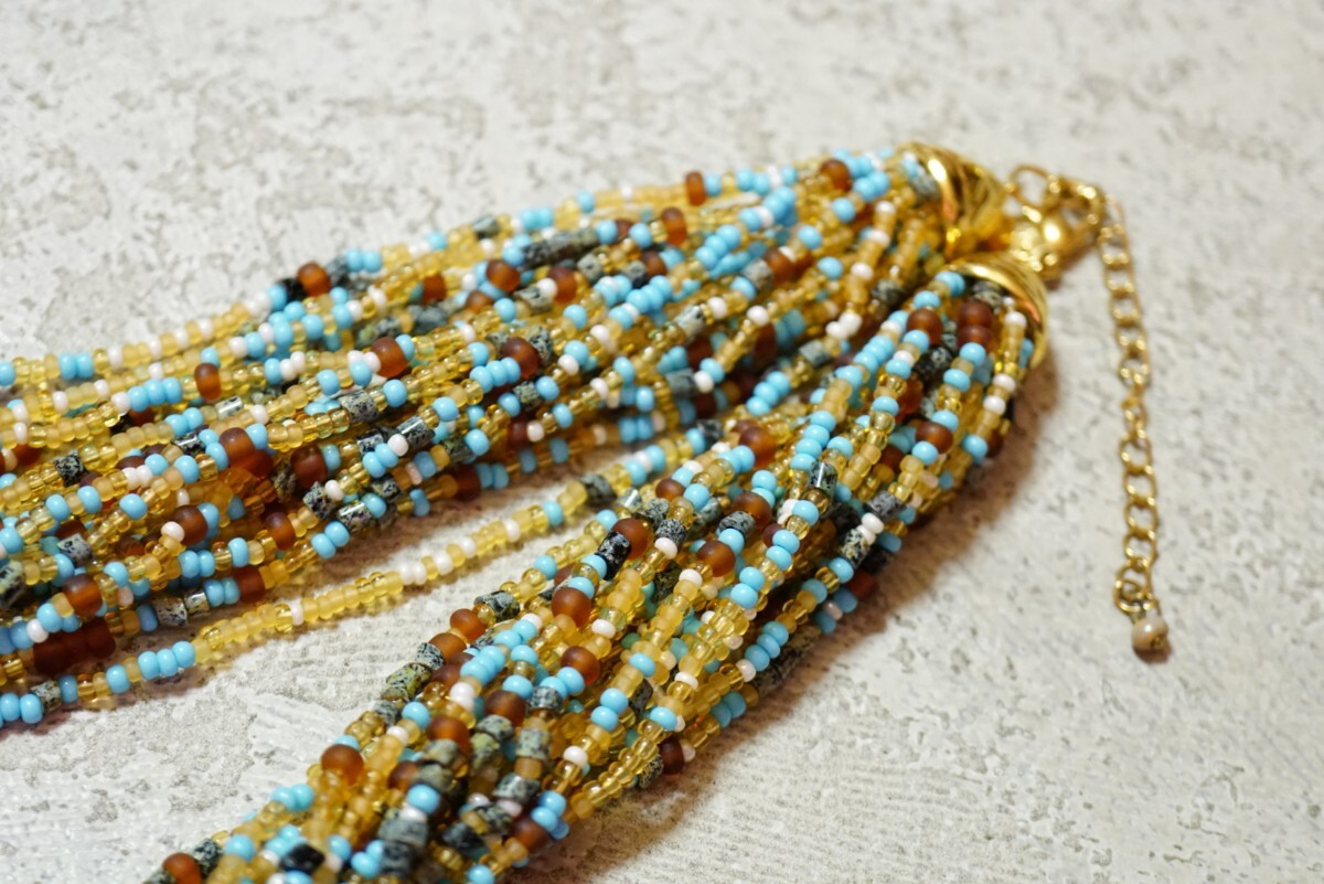 Yahoo!オークション - 47 KJL 海外製 ブランド ビーズ ネックレス ヴィ...