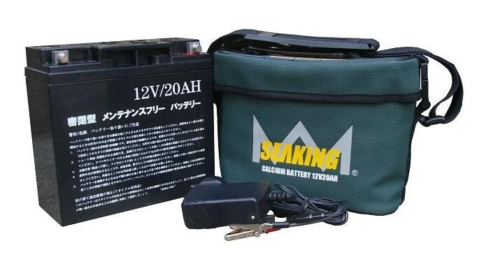 Yahoo!オークション - シーキング バッテリー 充電器付き 12V/20Ah (02...