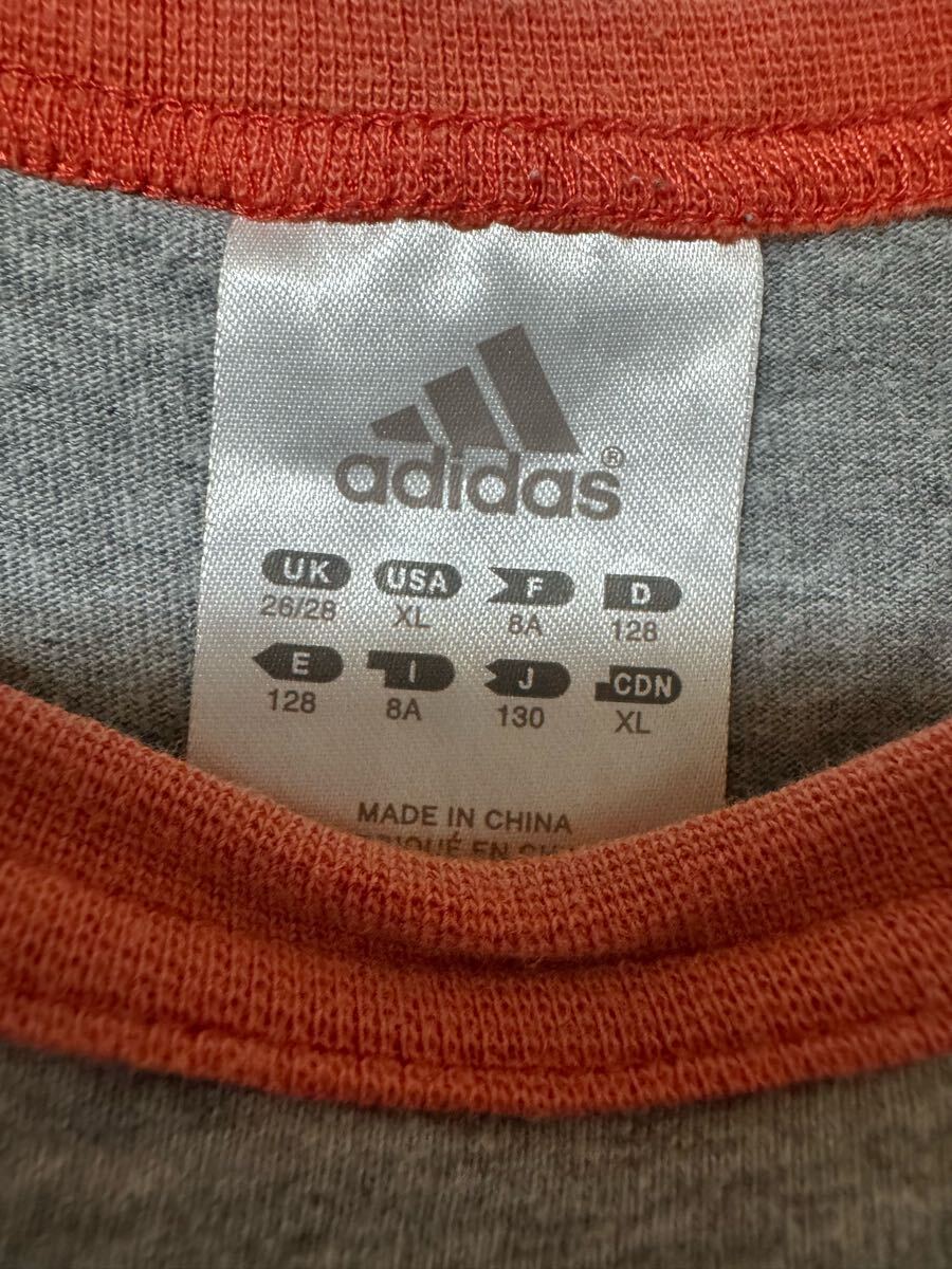 Yahoo!オークション - ③【adidas】グレー Tシャツ 130