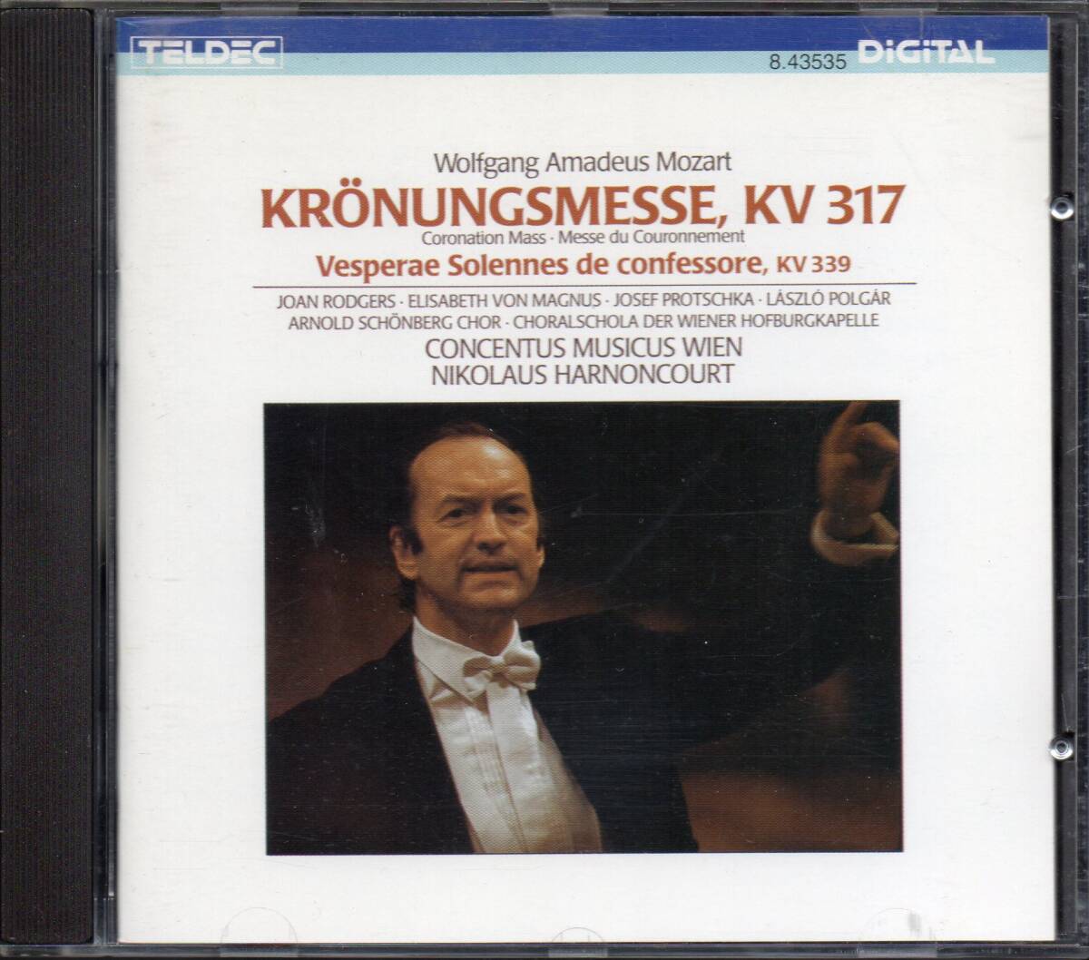 モーツァルト：戴冠式ミサ，ヴェスペレK339 アーノンクール＝CMW 他 K33Y10190(声楽)｜売買されたオークション情報、yahooの商品情報をアーカイブ公開 - オークファン ...