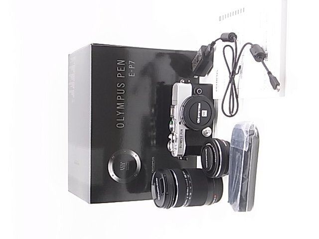 Yahoo!オークション - s112 OLYMPUS PEN E-P7 14-42mm 40-150mm セット...