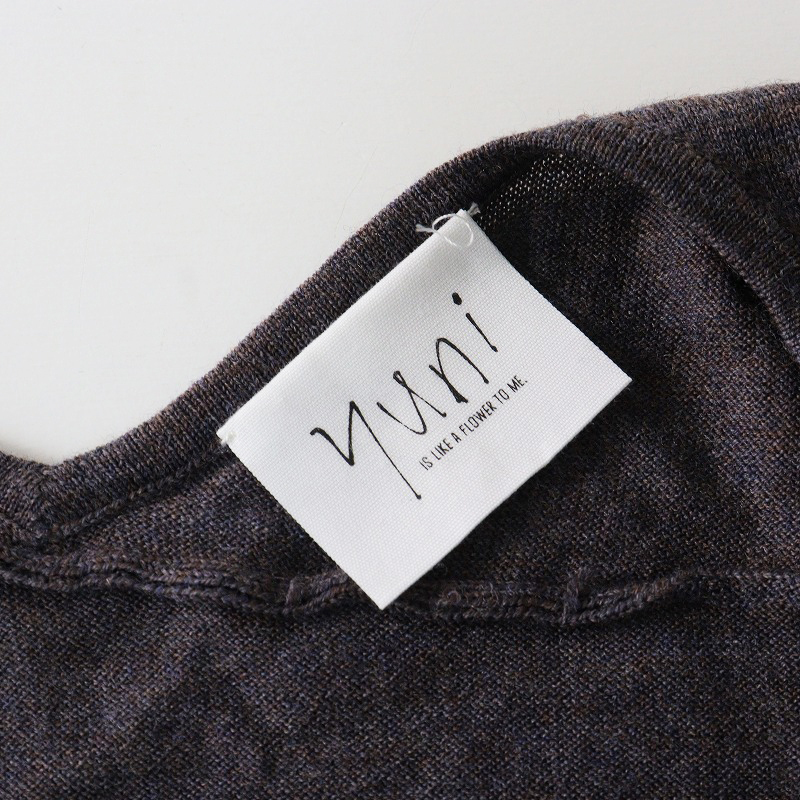 Yahoo!オークション - ユニ yuni ウールVネックニットプルオーバー F/...