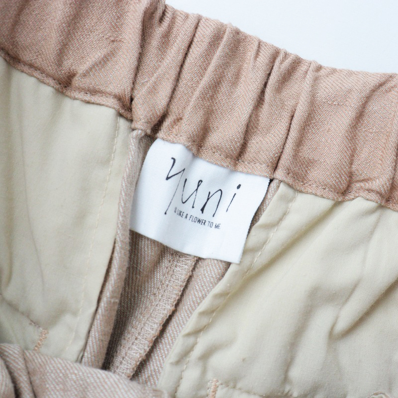 Yahoo!オークション - 美品 ユニ yuni リネンイージーテーパードパンツ...