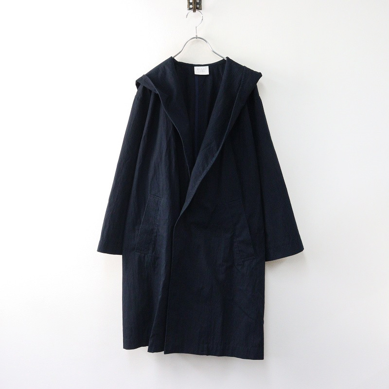 Yahoo!オークション - ユニ yuni コットンナイロンフードロングコート ...