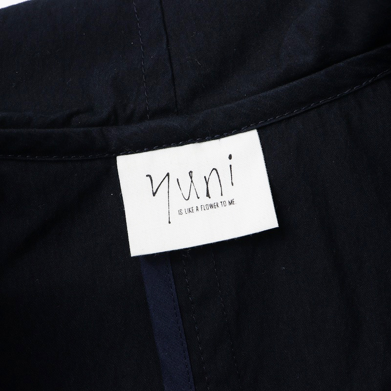 Yahoo!オークション - ユニ yuni コットンナイロンフードロングコート ...