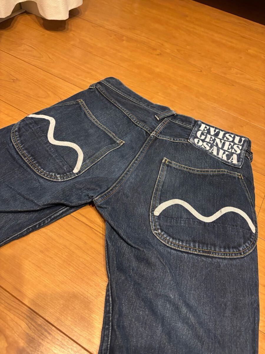 EVISU エヴィス デニムパンツ EVISU GENES OSAKA 32(W32)｜売買されたオークション情報、yahooの商品情報をアーカイブ公開 - オークファン（aucfan.com）