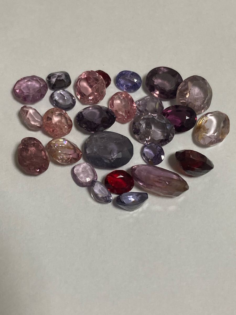 Yahoo!オークション - 天然スピネル ルースセット 23.85ct(4.77g)