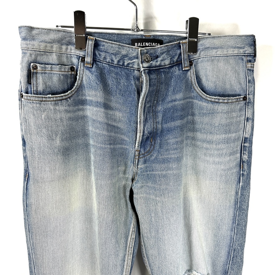 希少 BALENCIAGA バレンシアガ 2018年 デニムパンツ フレア 希少 BALENCIAGA バレンシアガ 2018年 デニムパンツ フレア