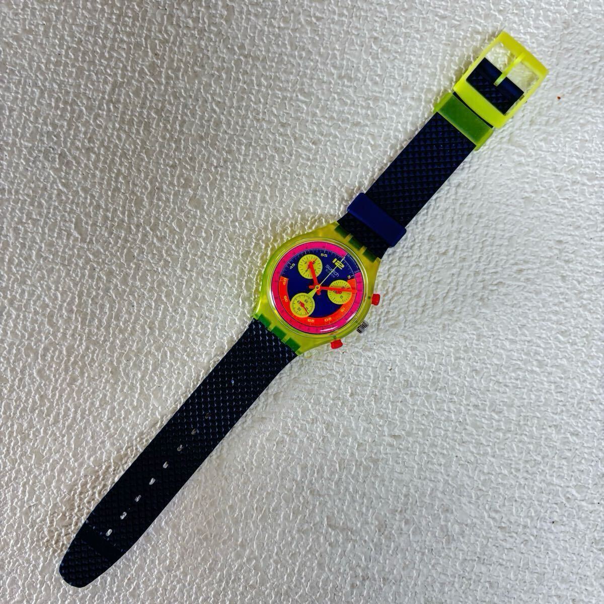 未使用 デッドストック SWATCH CHRONO SCJ101 Grand Prix 1991 未使用 デッドストック SWATCH CHRONO SCJ101 Grand Prix 1991