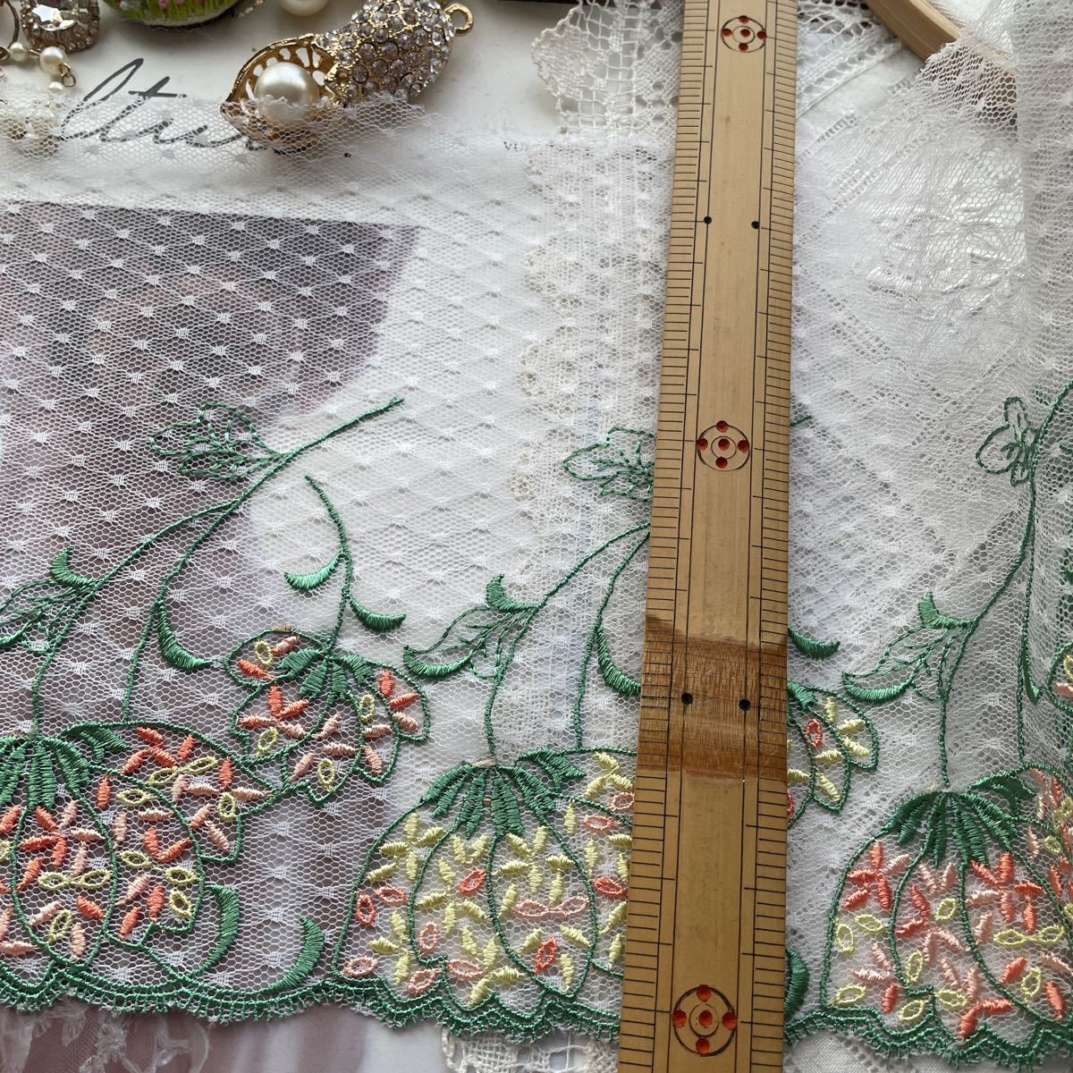 Yahoo!オークション - 1m チュールレース D1-1