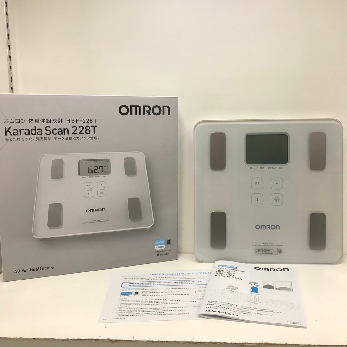 Yahoo!オークション - OMRON オムロン 体重体組成計 HBF-228T karada S...
